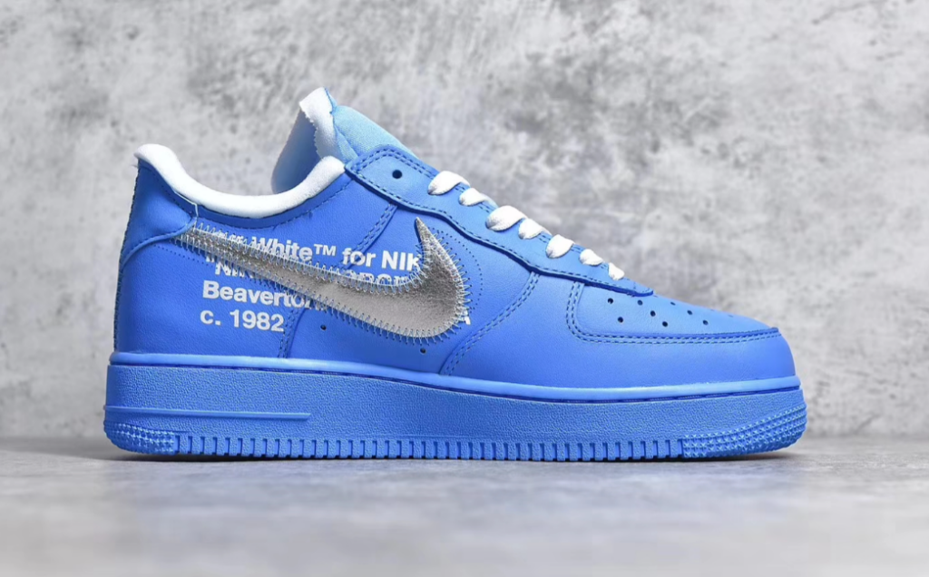 Air Force 1 x Off White, blue - ALLOKER Shop